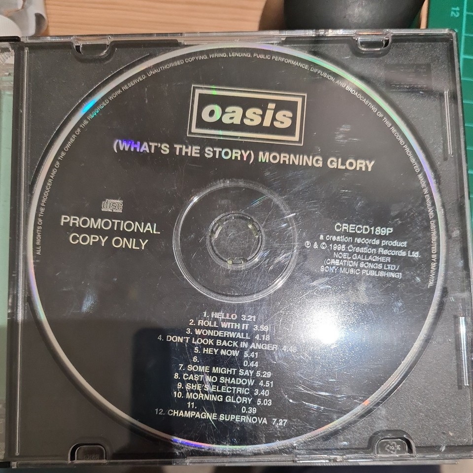 Oasis What's The Story Morning Glory CD Album PROMO COPY Hey Now ...