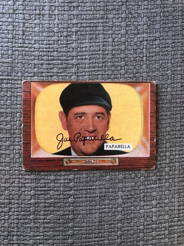 Joe Paparella Signed 1955 Bowman Dec 1994 | eBay