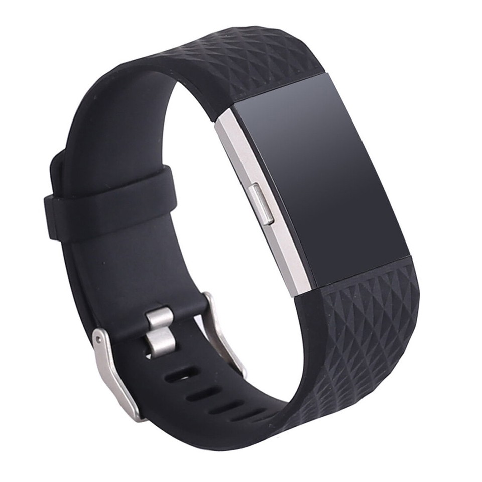 For Fitbit Charge 2 Strap Replacement Silicone Wristband Band Watch ...
