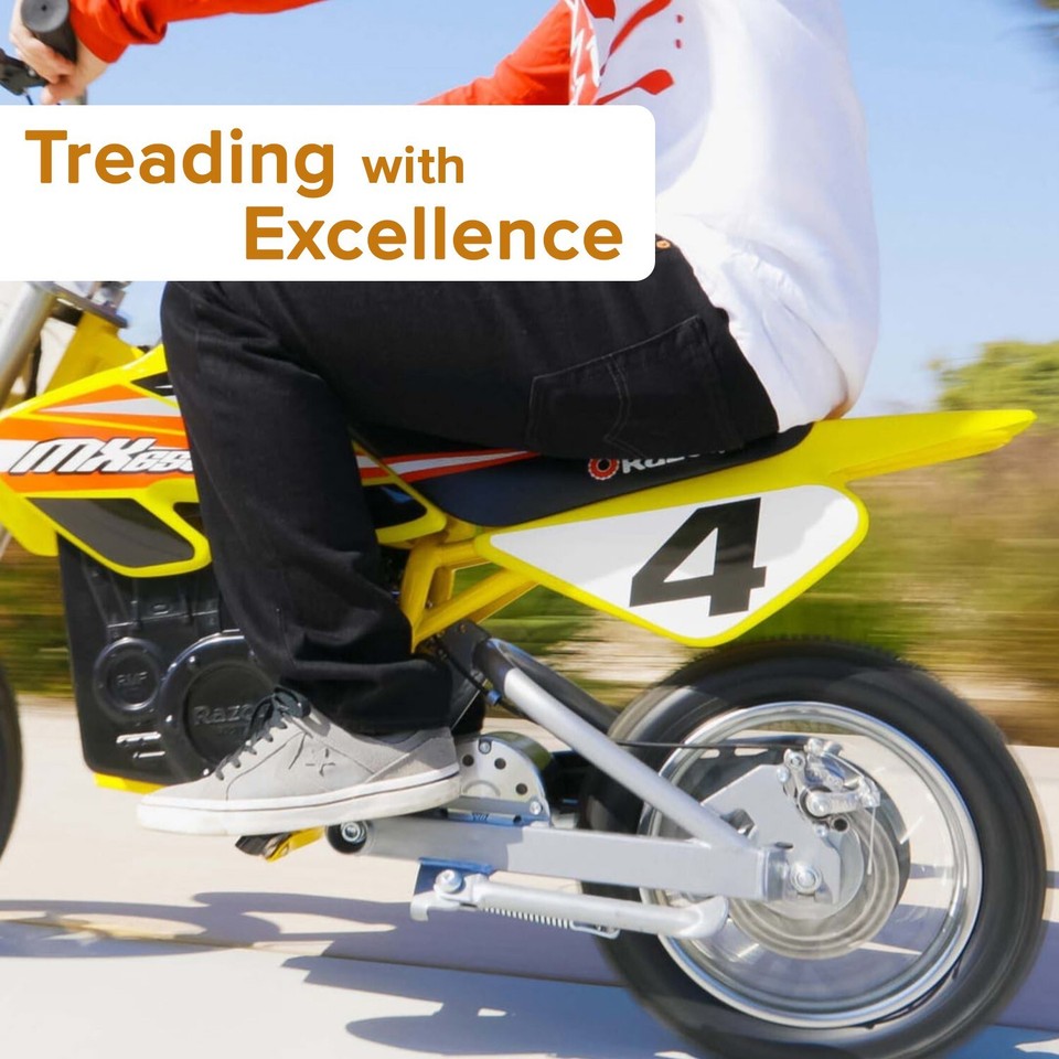 Rear Wheel Assembly for Razor MX500 and MX650 Dirt Rocket Electric Bike ...