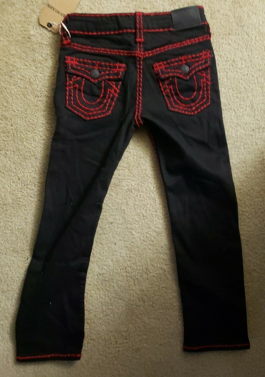 Red True Religion Jeans Boys