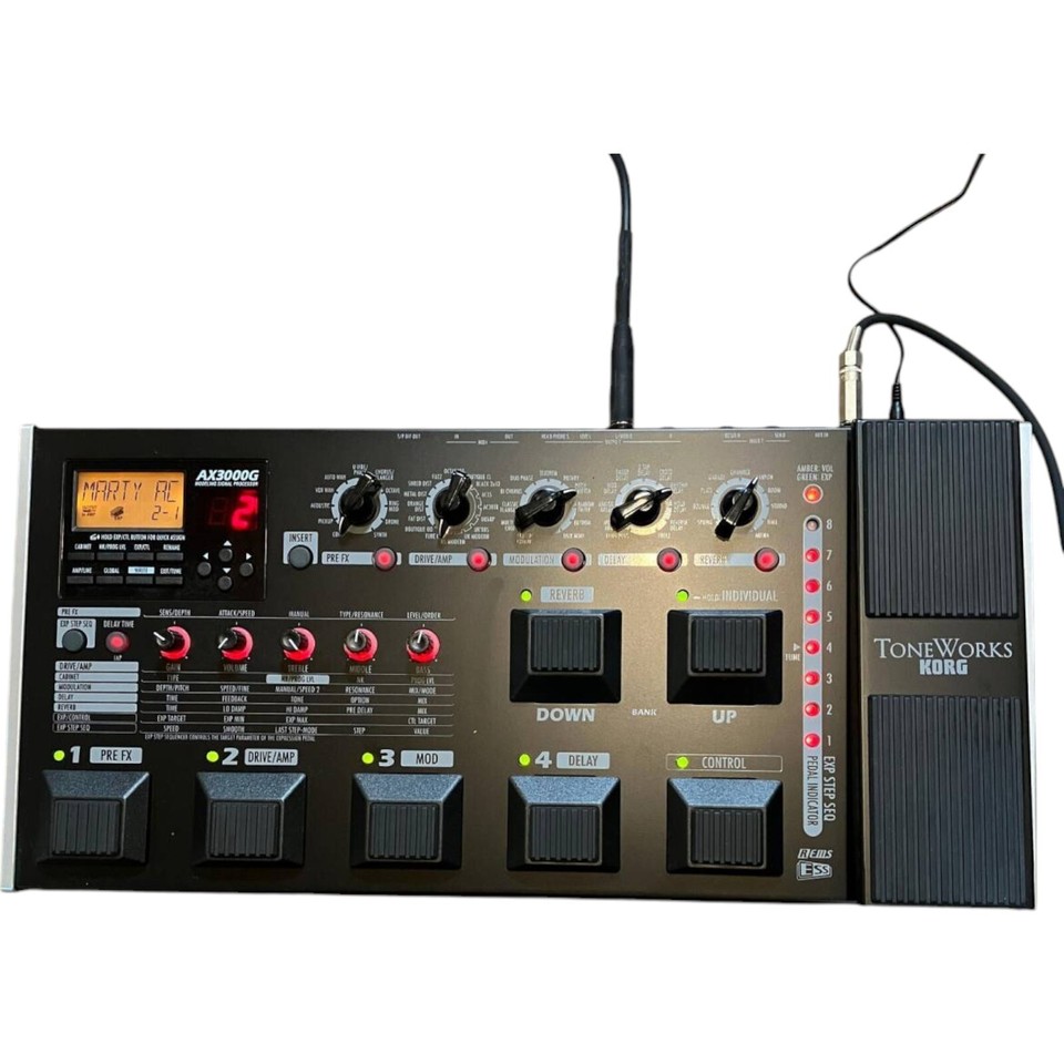 Korg AX3000G ToneWorks Guitar Effects Pedal Multi-Effects | eBay