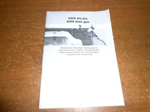 Sata Jet Blow Gun , Dry Jet Instruction Manual | eBay