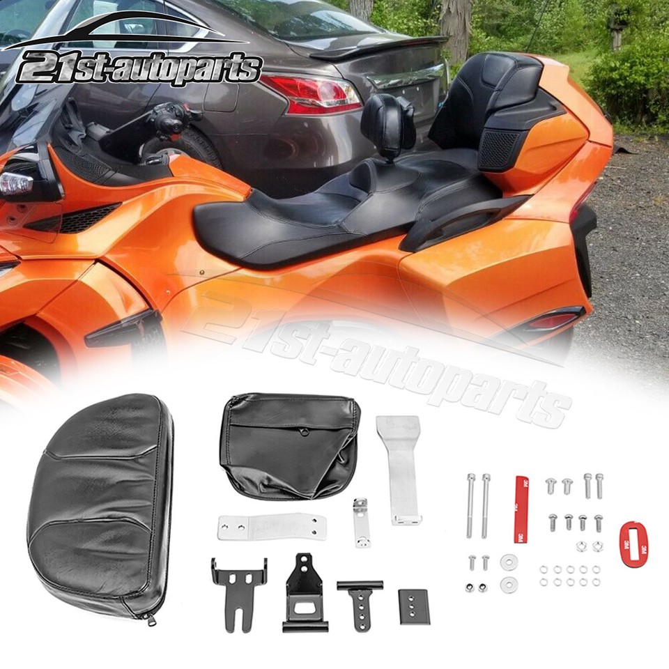 For 10-19 Can-Am Spyder RT Limited RT-S Driver Backrest Pad Smart Mount ...