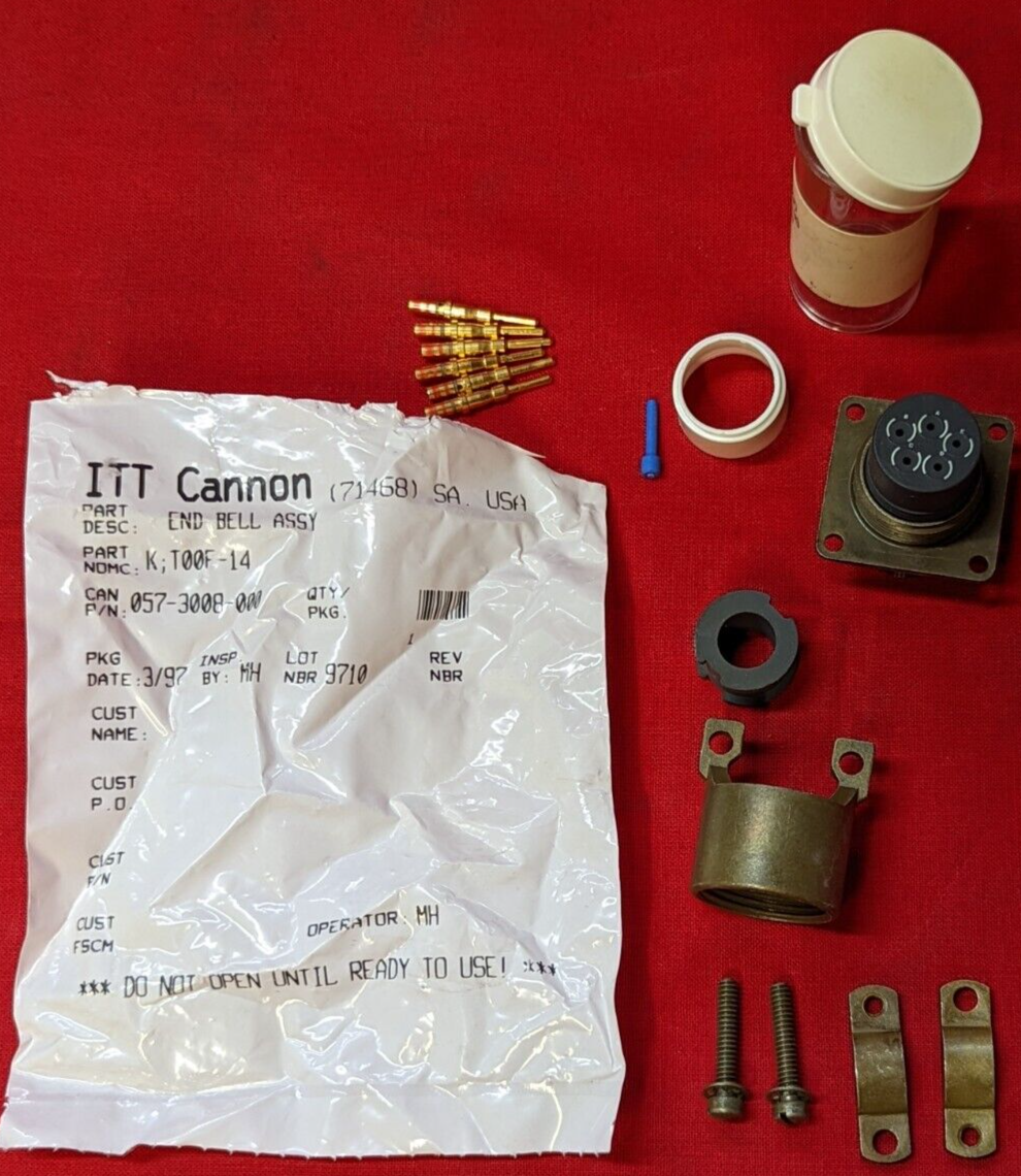 ITT CANNON END BELL ASSEMBLY KTOOF-14 MS3120F14-5P | eBay