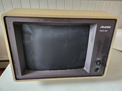 1980s Amdek Video-300 12" Computer Video Monitor Untested For Parts | eBay