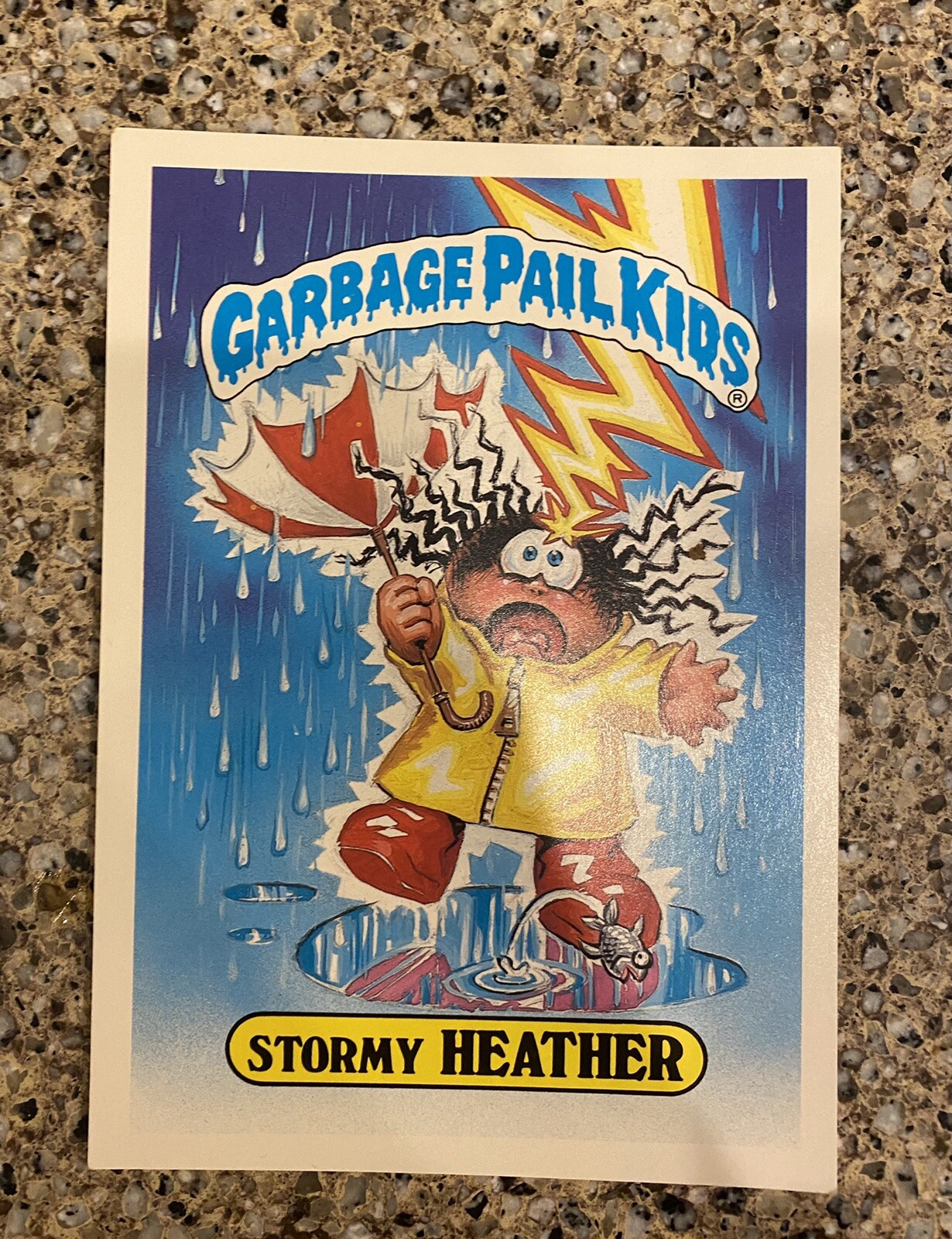 Garbage Pail Kids STORMY HEATHER 5x7 GPK Card 1st Series 1986 1 Giant ...