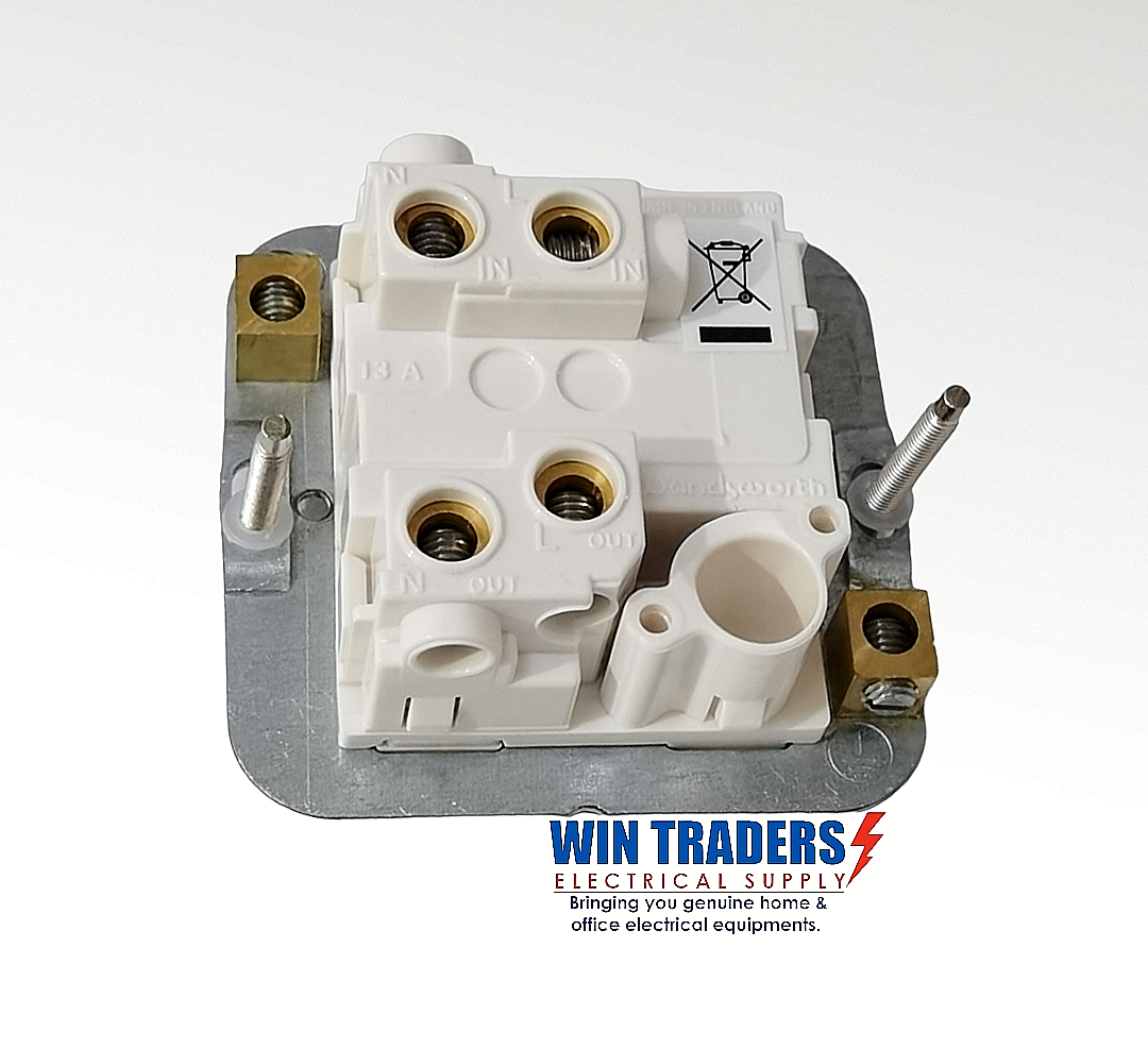 Wandsworth 13A Switched Fuse connection Unit with White Insert ...