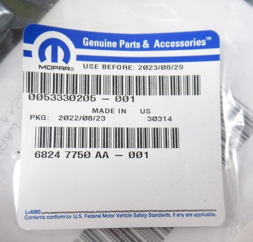 Genuine OEM Mopar Dodge Ram 68247750AA Front License Plate Bracket 2015 ...