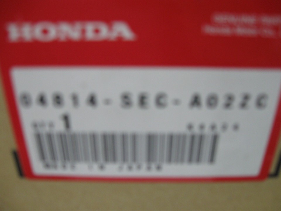 Honda 04814-SEC-A02ZC RH Outer Front Buckle Set 06-08 TSX New Genuine ...