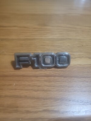 Ford OEM F-100 F100 Vintage Emblem Badge Logo Nameplate Name Plate ...