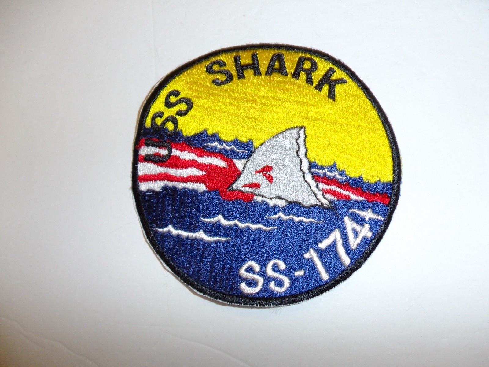 b4668 WW 2 US Navy Submarine Patch USS Shark SS 174 Sub IR34F | eBay
