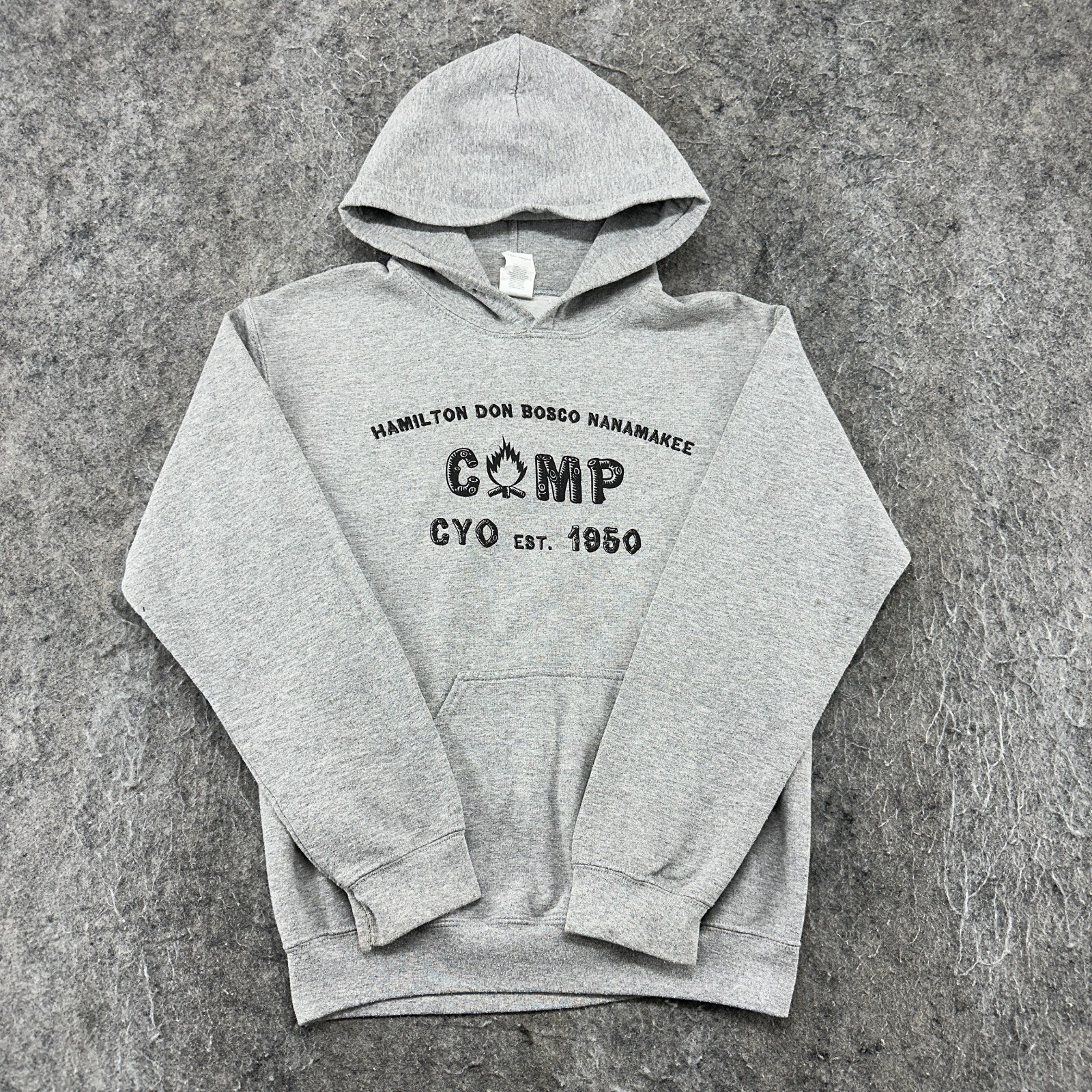 CYO Summer Camp Sweater Mens Small Gray Hamilton Don Bosco Nanamakee ...