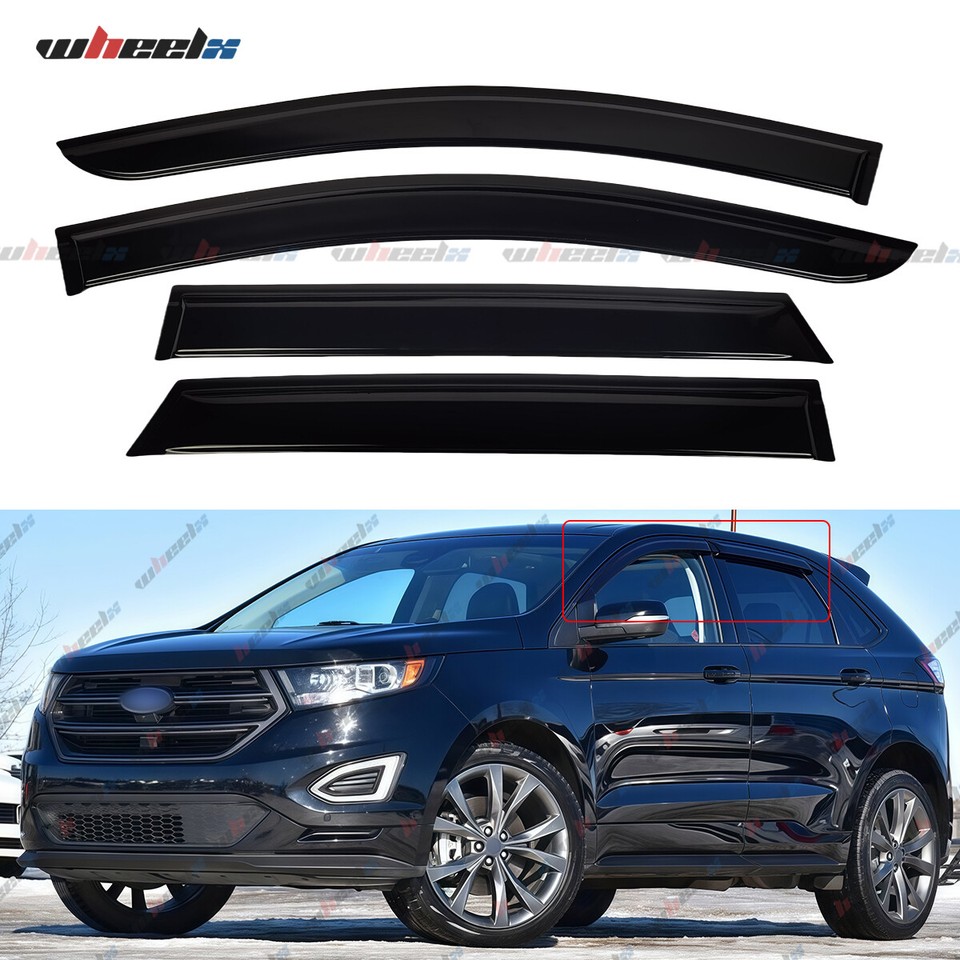 Fit for 2015-2024 Ford Edge Window Visors Sun Vent Shade Rain Wind ...