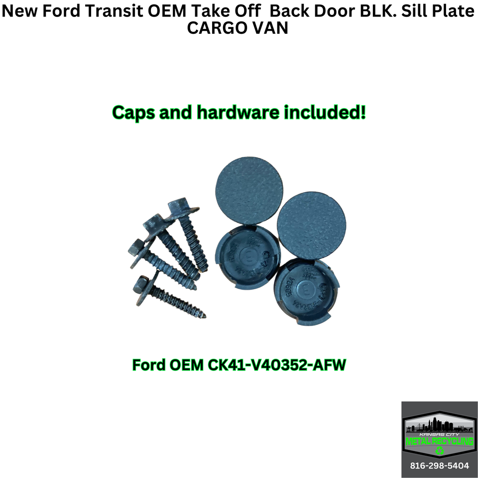 Ford Transit New Take Off OEM Rear Interior Sill Plate for your CARGO ...