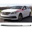 NEW FRONT FENDER CHROME GARNISH MOLDING TRIM FOR SONATA 2015 - 2017 ...