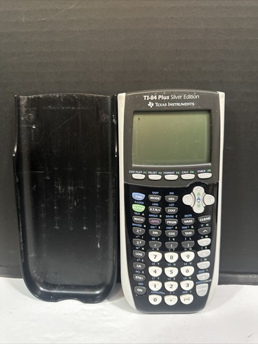 TI-84 Plus Silver Edition Texas Instruments Graphing Calculator *Tested ...