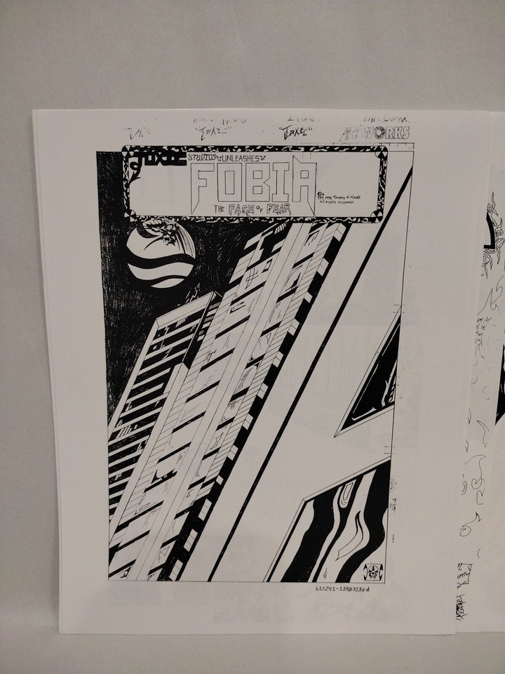 Timothy Noyes (1995) Toxic Studios Fobia Comic 22 pc Submission Portfolio Set | eBay