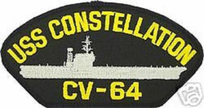 NAVY USS CONSTELLATION CV-64 AIRCRAFT SHIP EMBROIDERED PATCH | eBay