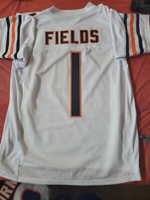 Justin Fields Chicago Bears Alternate Classic White Game Jersey XL | eBay