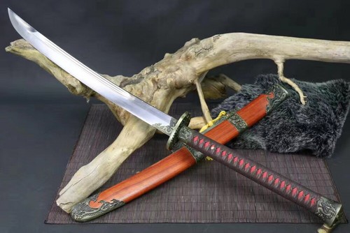 Long Handle Saber Chinese KUNGFU Broadsword Dragon Phoenix Sword ...