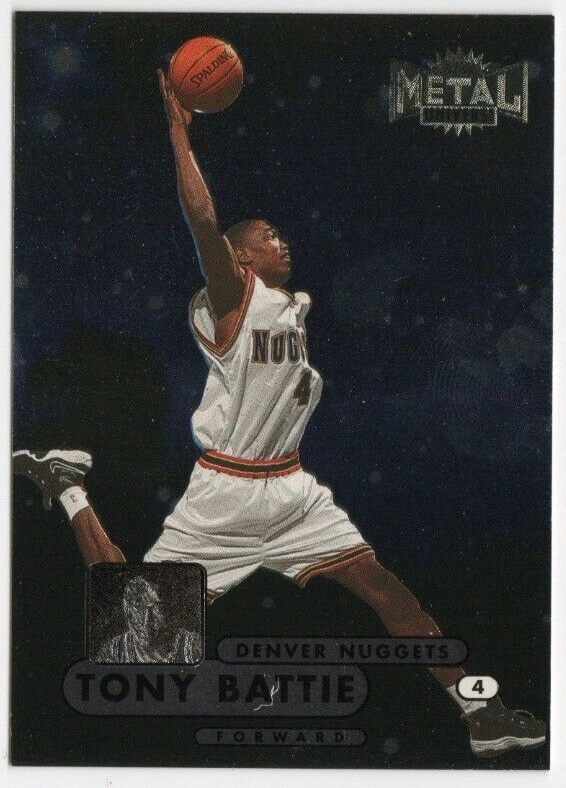 1997-98 Metal Universe #66 Tony Battie Rookie Denver Nuggets Card | eBay