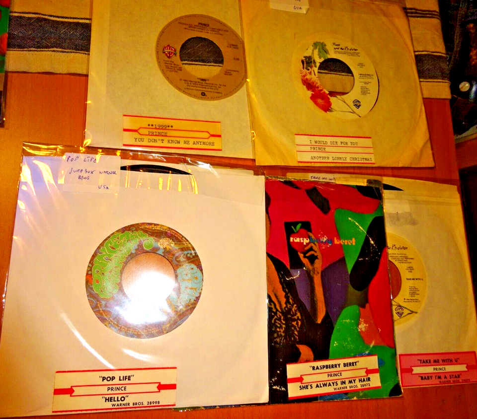 lot 11 x 7" Juke Box Singles USA Prince | eBay