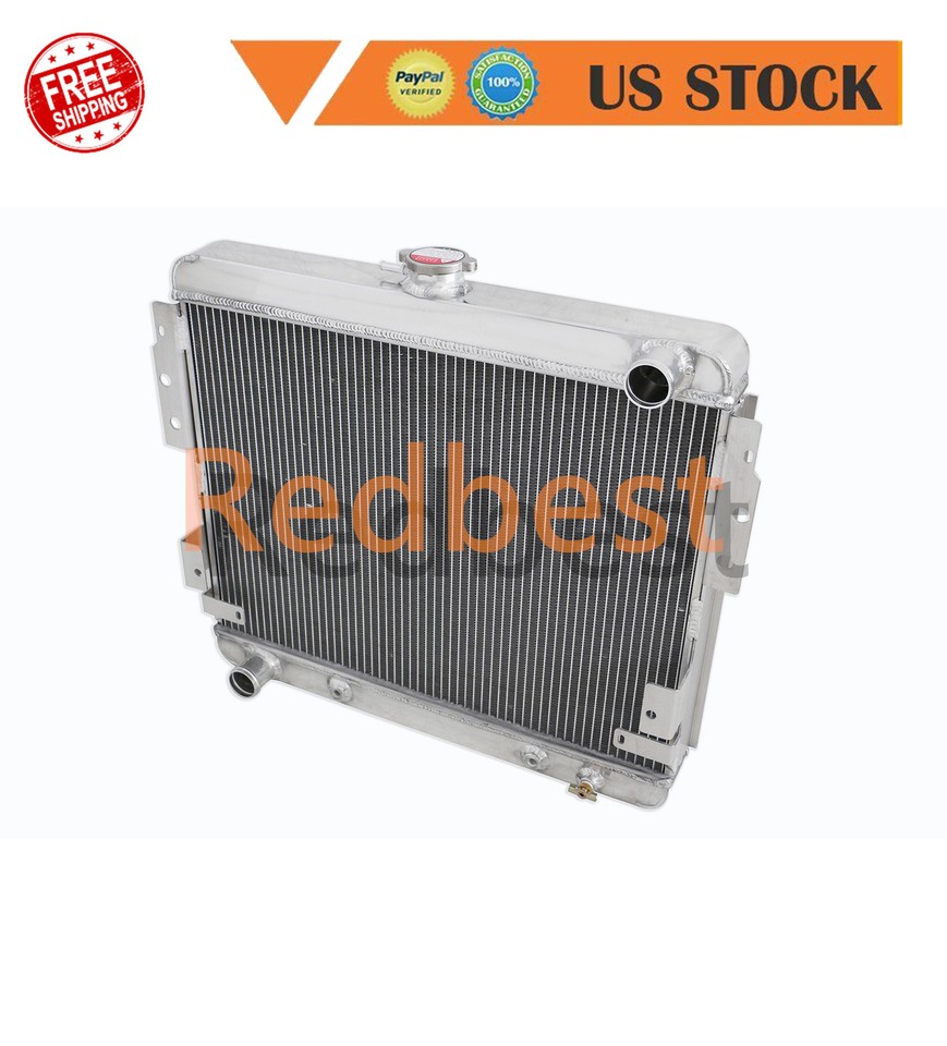 3 Rows Alu Radiator For Ford 1975-1978 Mustang II 5.0L 302Cu. In. V8 ...