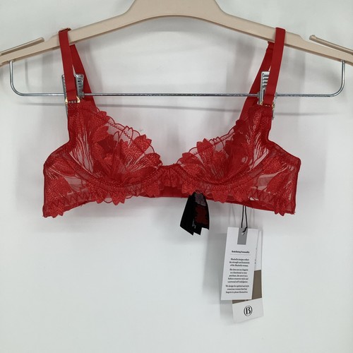 Bluebella NWT Woman’s 30A Tomato Red Colette Lace Bra Q27 | eBay
