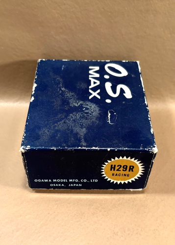 Excellent In Box O.S. Max H .29R CL Glow Model Airplane Engine | eBay