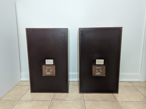 Advent 3002 Rare Vintage Pair Bookshelf Speakers W/ Re-foaming Kit ...