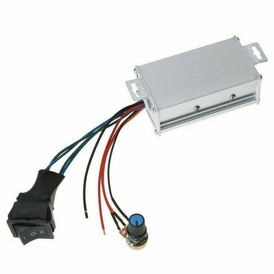 DC 9-60V 12V 24V 36V 48V 20A PWM Motor Speed Controller CW CCW Reverse ...