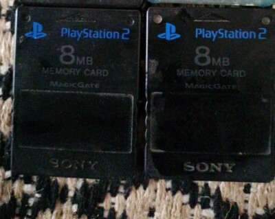 Sony MagicGate Official Playstation 2 Memory Card x 2 (PS2) | eBay UK