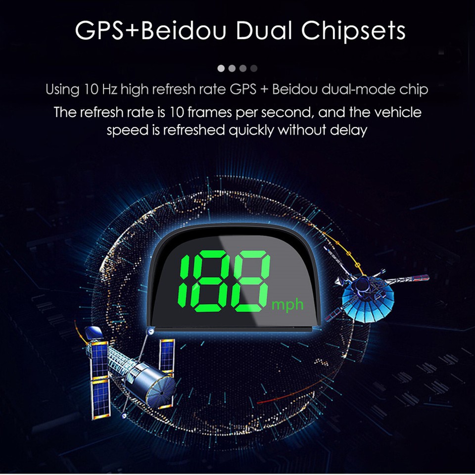 Car Digital GPS Speedometer Head Up Display Speedometer Accessories For ...