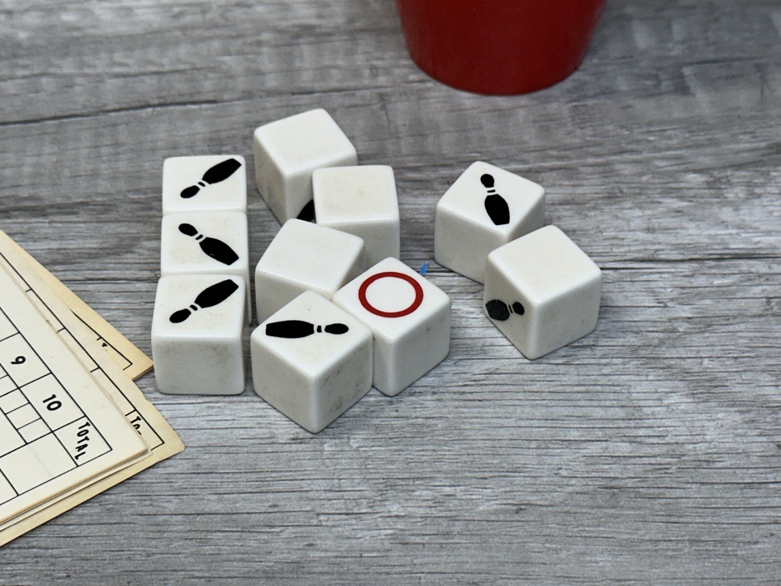 1971 Lakeside’s Spare-Time Bowling Table Top Dice Game, Complete ...