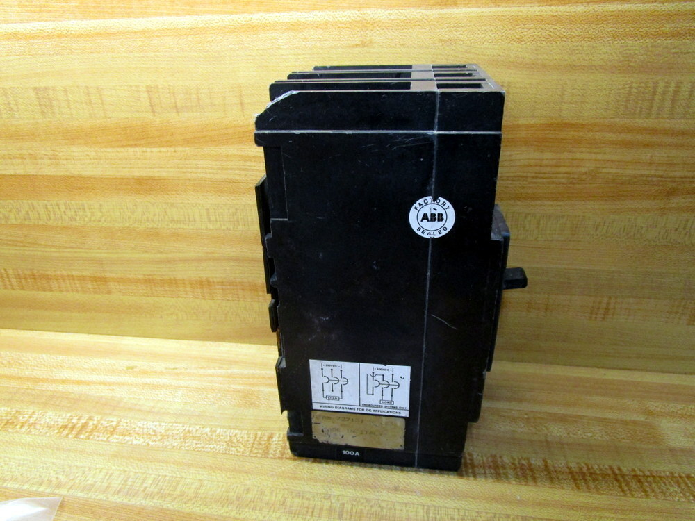 ABB MJ-3846 Circuit Breaker MJ3846 100A Missing Lugs | eBay