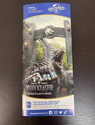 June 2023 Universal Studios Orlando Park Maps Universal & Island of ...