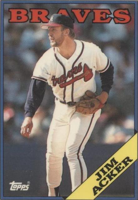 1988 Topps - Jim Acker #678 Collector's Edition (Tiffany) for sale ...