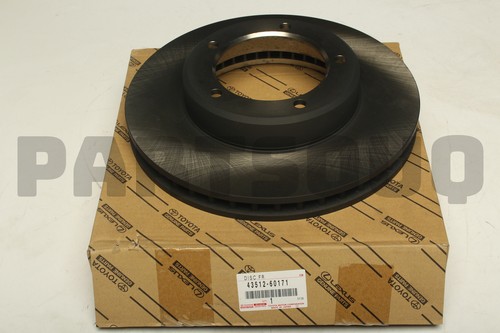 4351260171 Genuine Toyota DISC, FRONT 43512-60171 | eBay