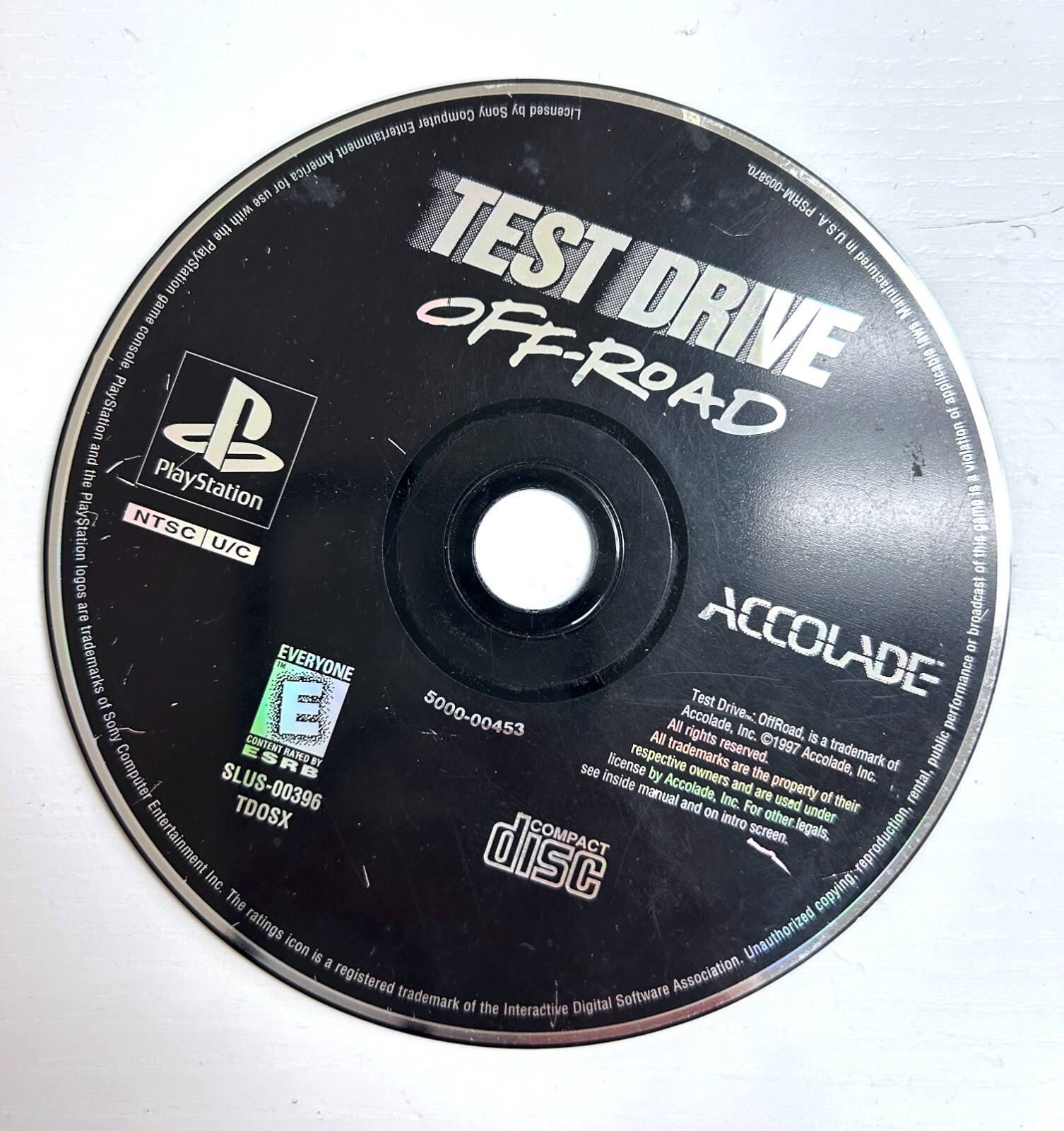 Test Drive Off-Road (Sony PlayStation 1, 1997) PS1 Racing Accolade Disk ...