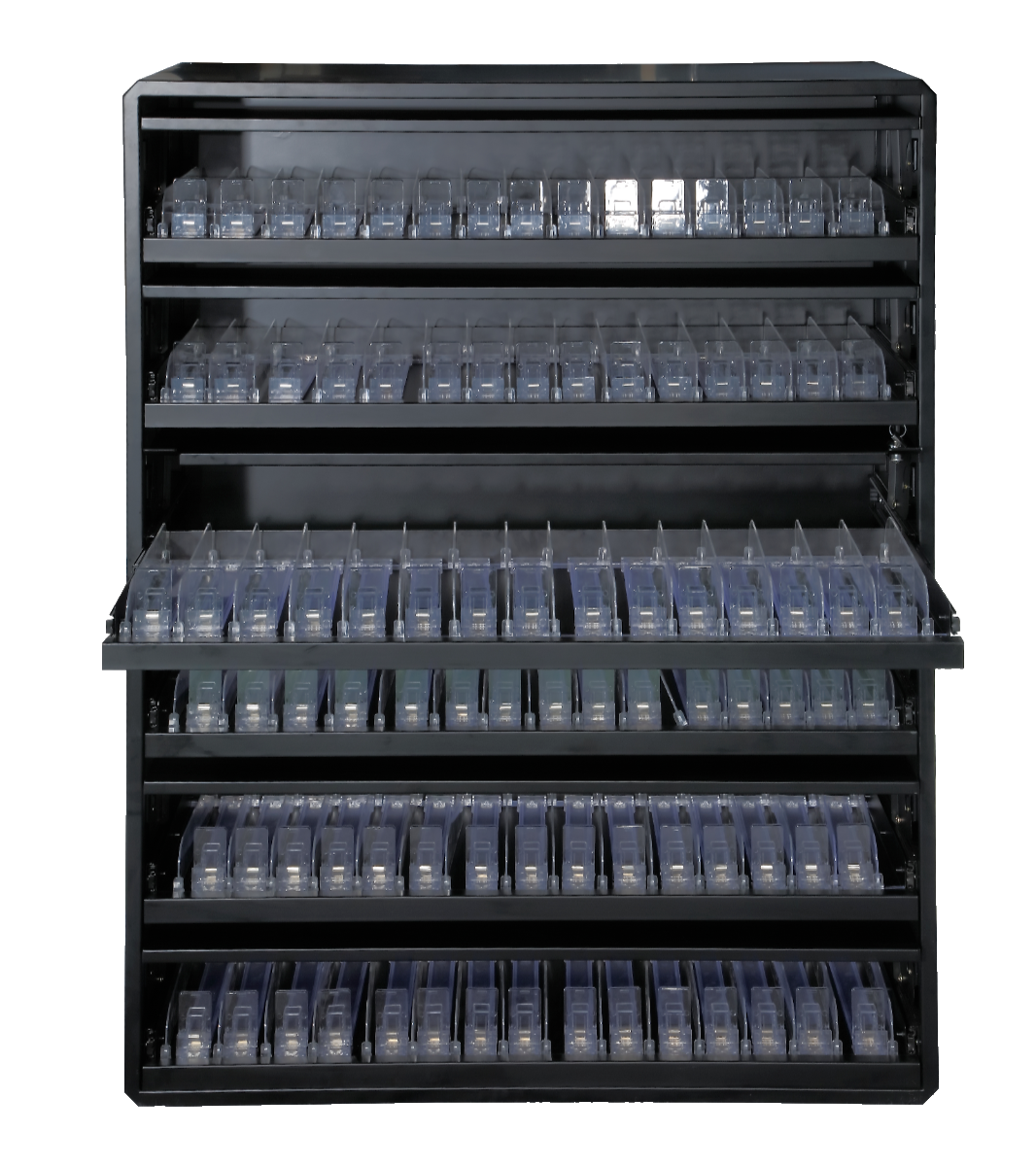 Premium 6-Tray Cigarette Display Cabinet Retail Tobacco Unit 90 Facings ...