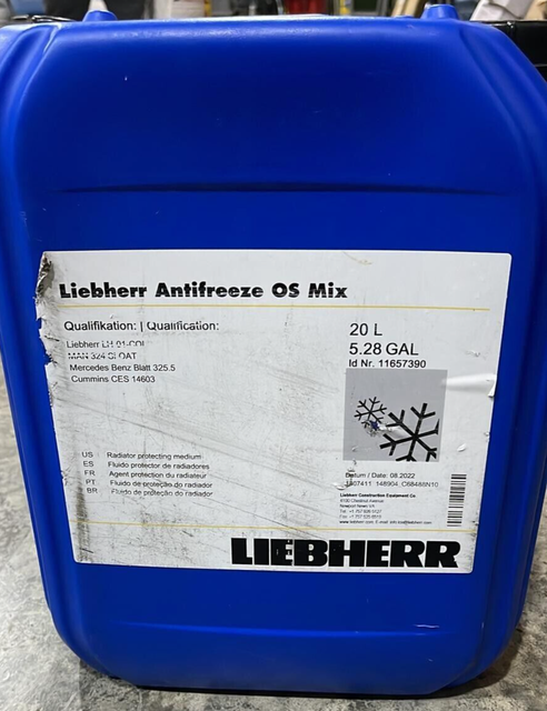 Liebherr 11657390 Liebherr Antifreeze Refrigerant 20 L (5.28 Gal) for ...