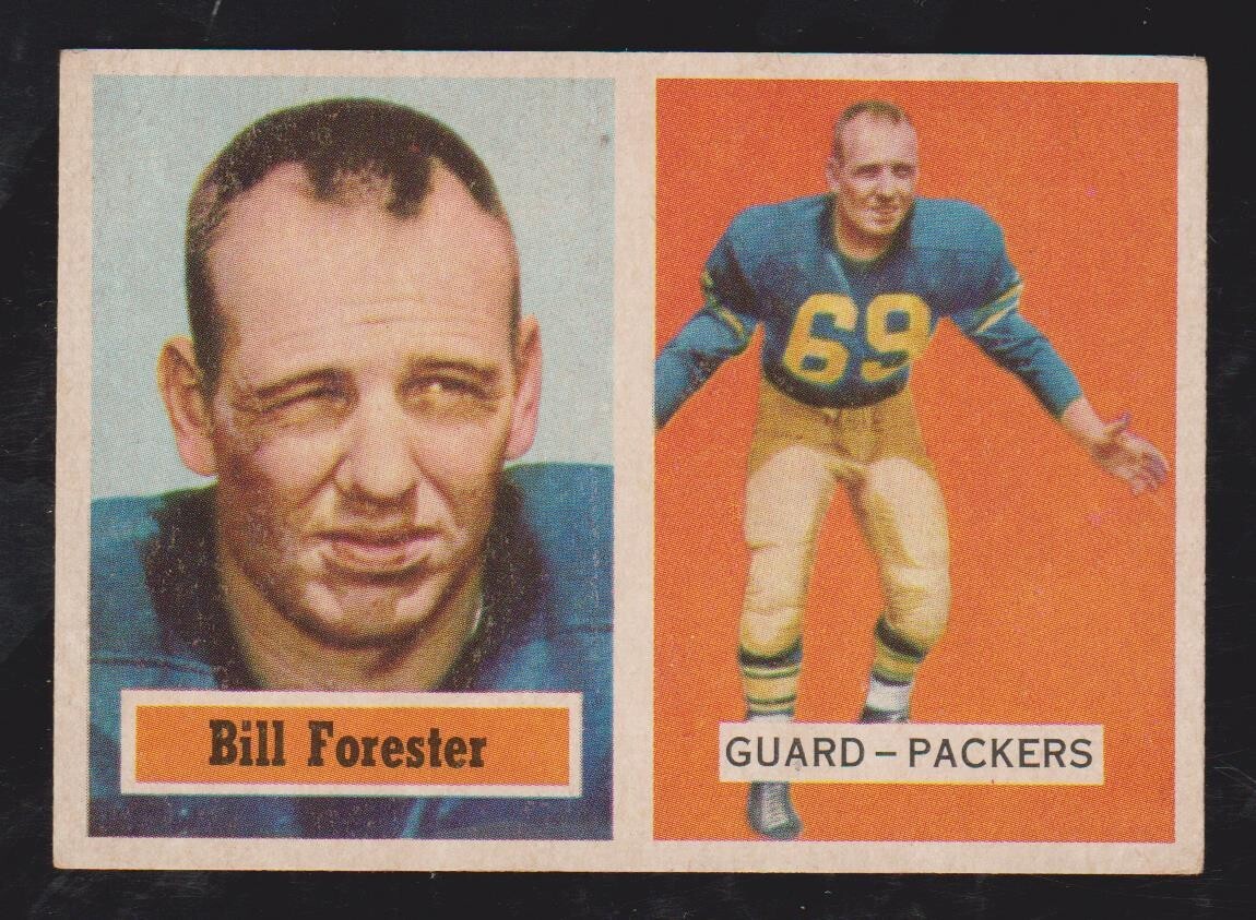 1957 TOPPS FOOTBALL #69 BILL FORESTER NM *** FREE SHIPPING *** | eBay