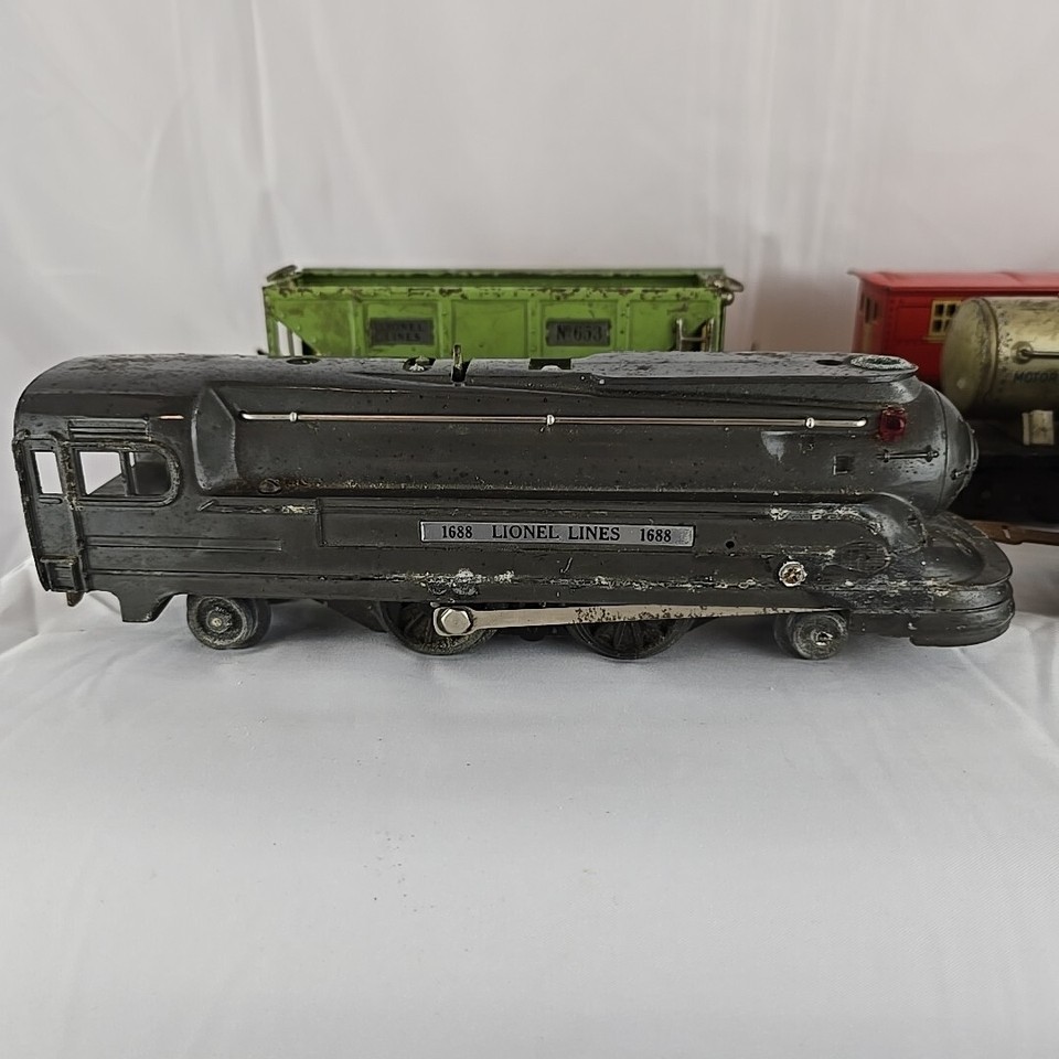 Lionel 1688 Locomotive 2689 Tender & 4 Cars 653, 1679, 1680, & 1682 ...