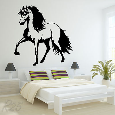 Rounder Horse Large Wall Art Decal Vinyl Sticker For Wall Or Window Or ...