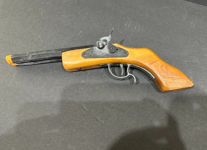 Vintage Replicas by Parris Double Barrel Toy Cap Gun Alloy Metal & Wood ...