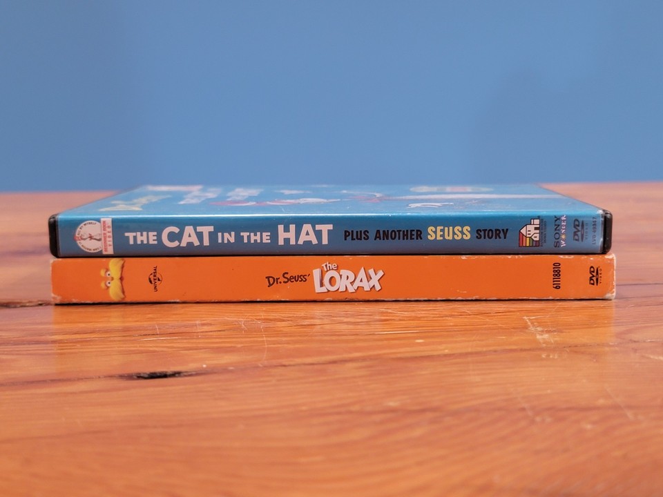 Dr. Seuss' DVD Lot - The Cat In The Hat & The Lorax DVDs Movies | eBay