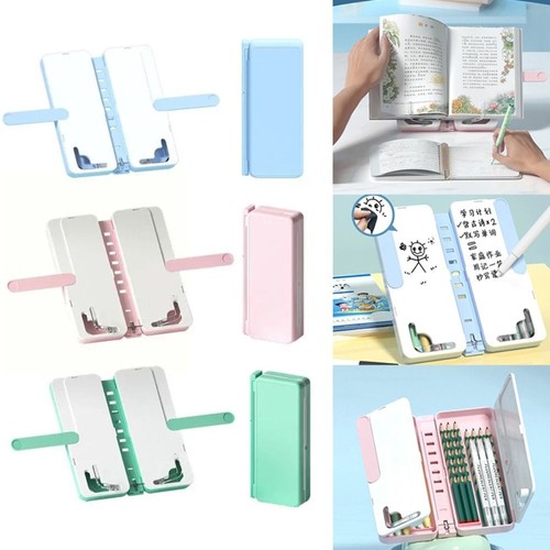 Foldable Reading Bracket School Supplies Stationery Pencil Box Pencil ...