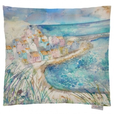 The Seashore Design Cushion Cover in Blue 43cm x 43cm Lorient Decor ...