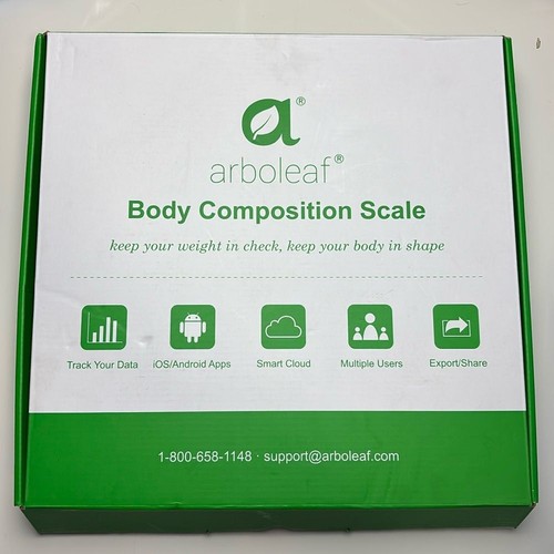 Arboleaf CS20W Black Body Composition Smart Weight Scale | eBay
